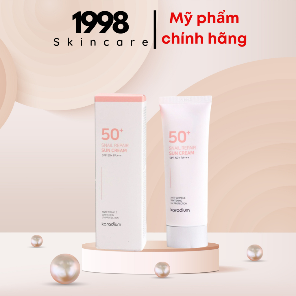 Kem chống nắng KARADIUM Sun Snail Repair Suncream Spf50+ PA+++ KCN ...