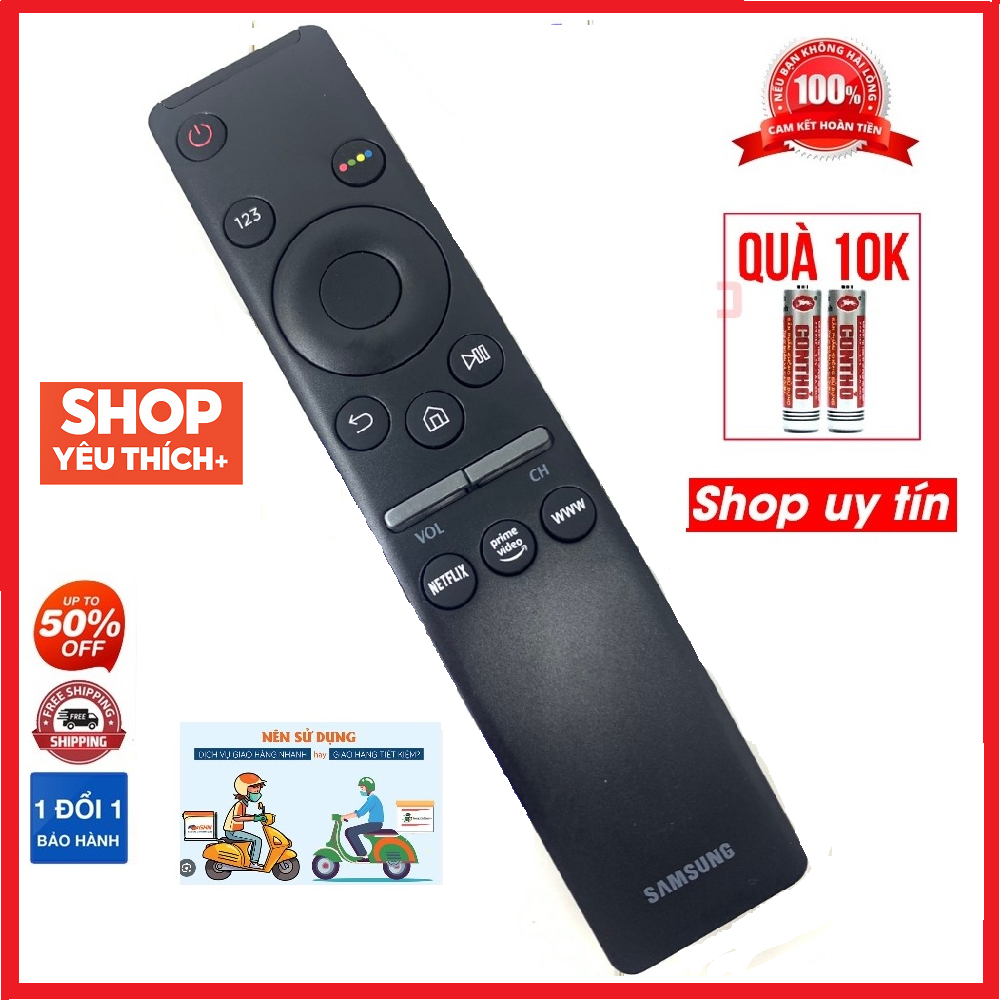 Điều Khiển Tivi Samsung 4k Không Giọng Nói Dùng Cho Tất Cả Tv Samsung