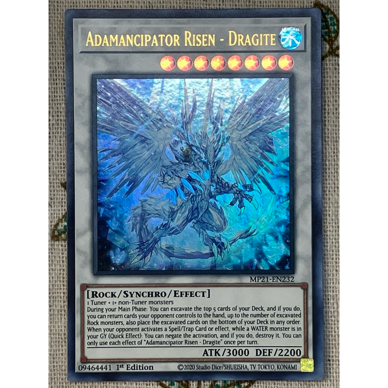 [LiLy_Yugioh] Lá bài Adamancipator Risen - Dragite - MP21-EN232 - Ultra ...