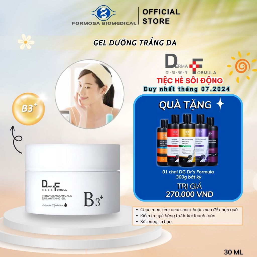 Gel Dưỡng Trắng Da Derma Formula Intensive Tranexamic Acid Super ...