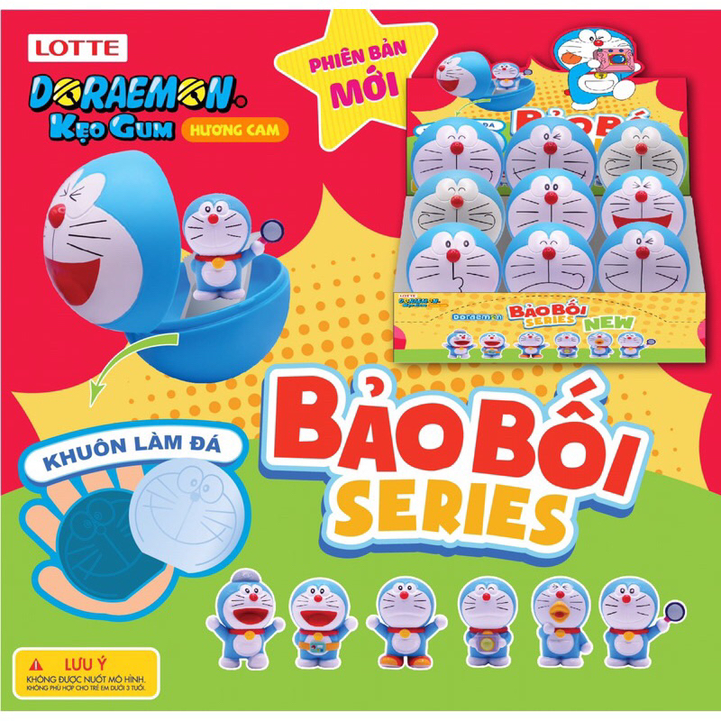 Doraemon Lotte Kẹo Gum Kèm Đồ Chơi (Series 5) | Shopee Việt Nam