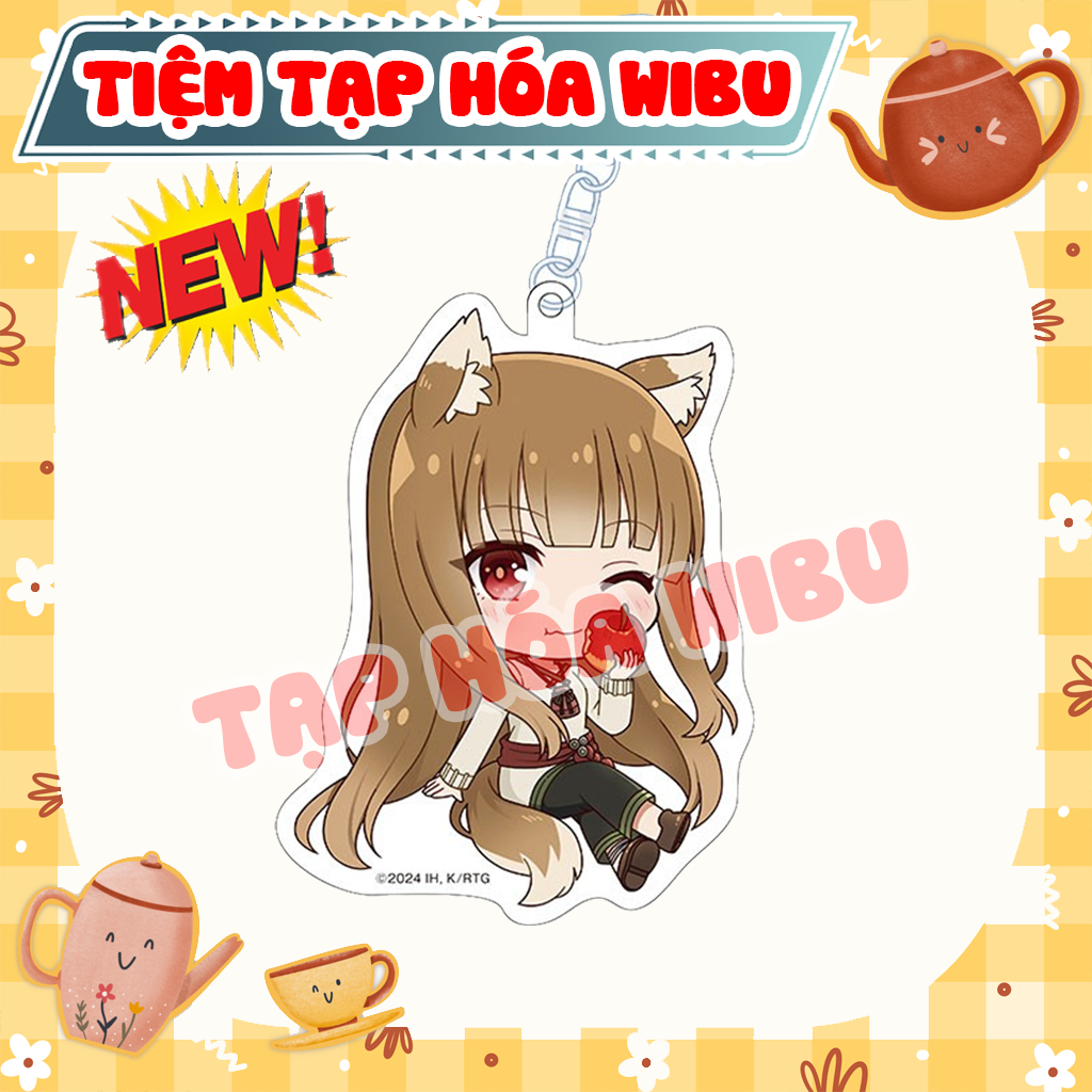Móc Khóa Acrylic Spice And Wolf Holo Karft Lawrence Nora Arendt Anime ...