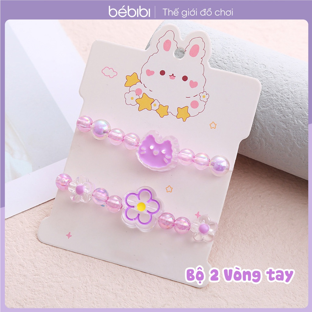 Vòng tay em bé gái Bébibi bộ set 2 cực dễ thương | Shopee Việt Nam