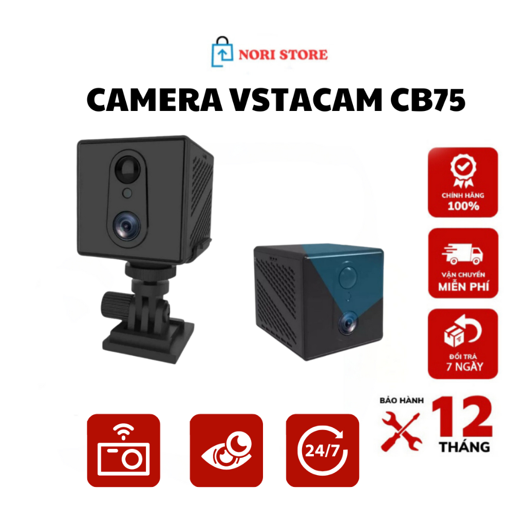 Camera giám sát không dây, dùng sim 4G Vstarcam CB75, Sử Dụng Pin ...