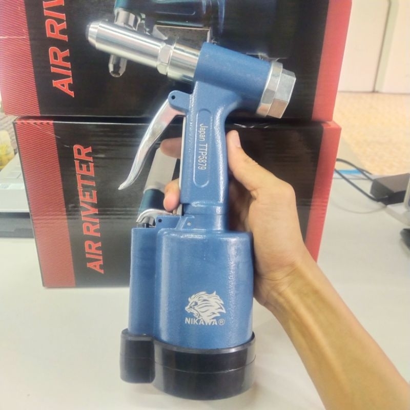 ( CÔNG NGHỆ NHẬT BẢN ) MÁY RÚT RIVE DÙNG HƠI NIKAWA ,(3.2mm),(4.0mm),4 ...