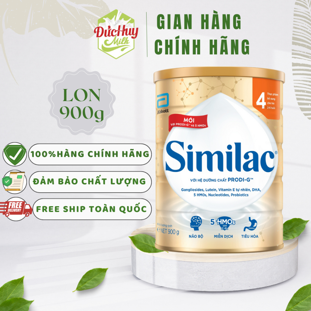 Sữa Bột Similac 4 900g (Date 13/02/2025) Dinh Dưỡng 5G Mới | Shopee ...