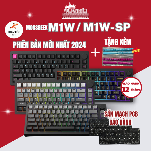 [HÀNG SẴN] Bàn phím cơ MonsGeek M1W / M1W SP không dây 3 mode, vỏ nhôm ...