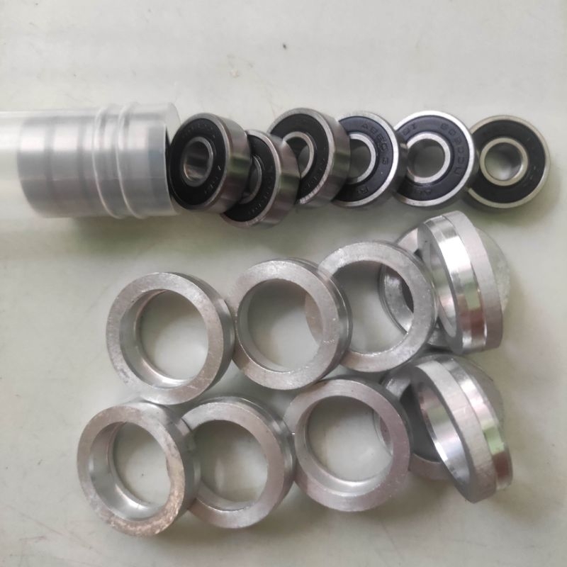 Combo bộ 10cái vòng bi,bạc đạn 608 RBI và 10cái sơ mi nhôm dùng cho quạt B3,B4,B5 | Shopee Việt Nam