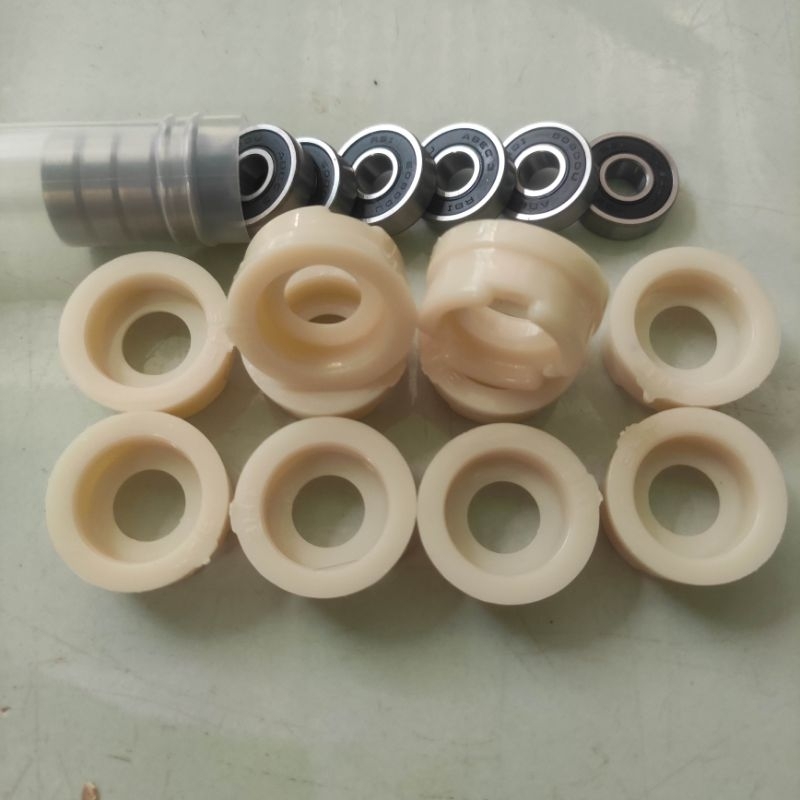 Combo bộ 10cái bạc đạn,vòng bi 608 RBI và 10cái sơ mi nhựa dùng cho quạt B3,B4,B5 | Shopee Việt Nam