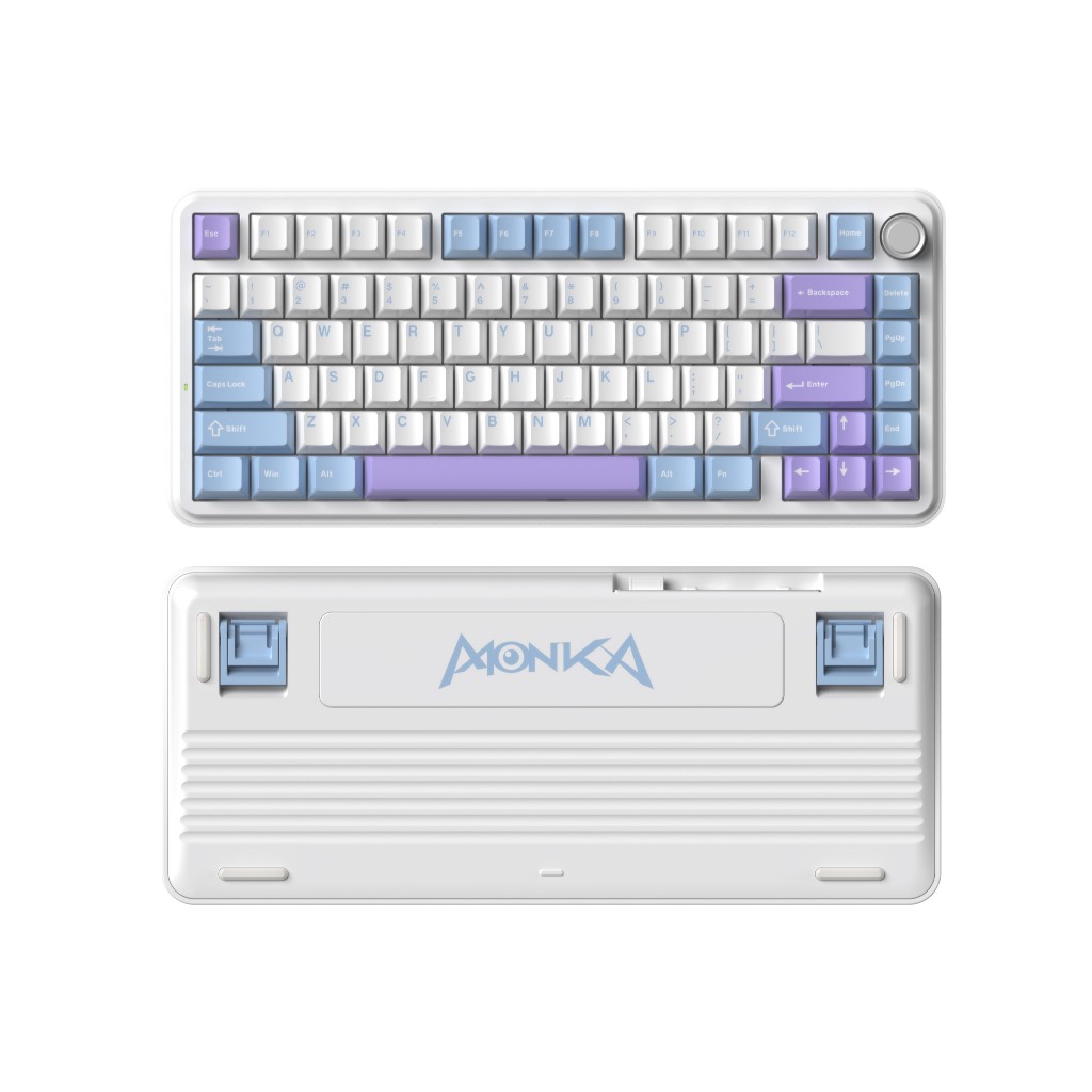 [Hỏa Tốc] Bàn Phím Cơ Monka K75 Led RGB | Mạch Xuôi | 3 Mode | Gasket ...