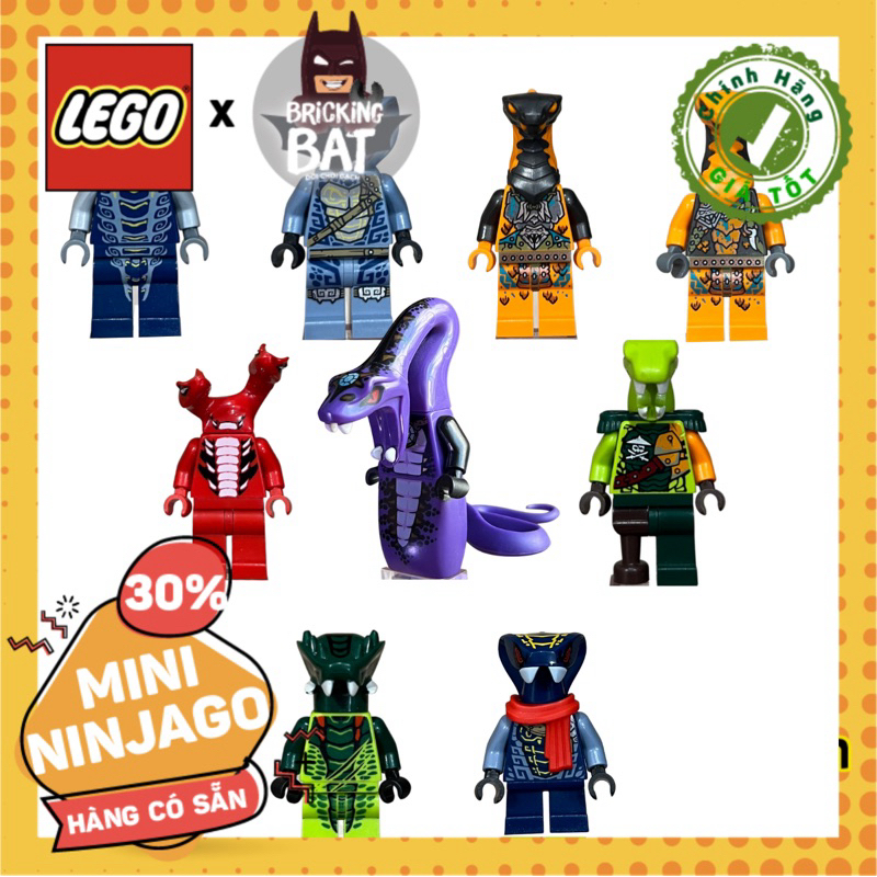 [Bricking Bat] LEGO Minifigs - Snake Army Collection | Shopee Việt Nam