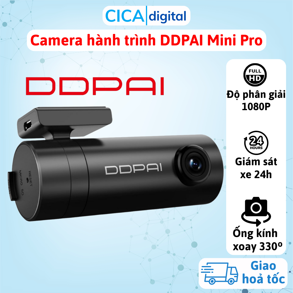 Camera Hành Trình Ô Tô DDPai Mini Pro UHD 1296P Phiên Bản Quốc Tế Chính ...