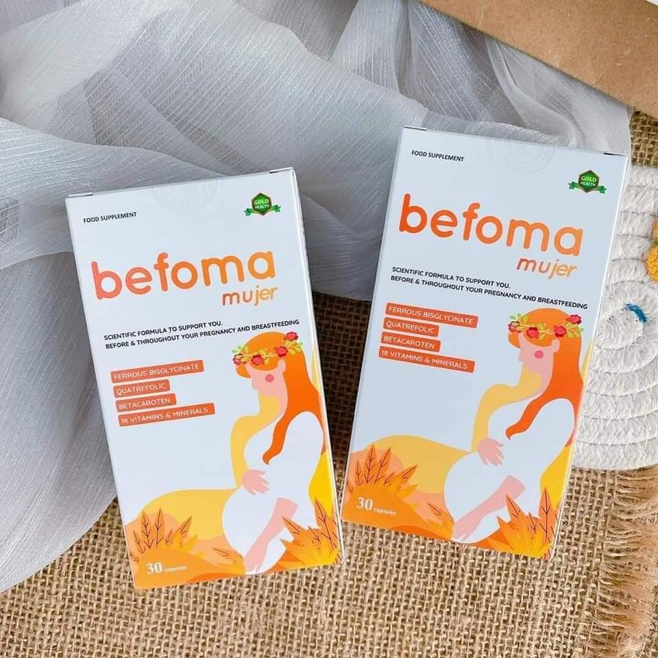 [Hộp 30 viên] BEFOMA - Vitamin tổng hợp bổ sung sắt, calci và các ...