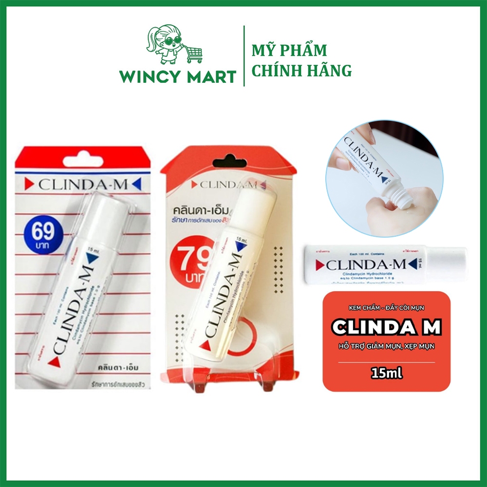 [Hàng Thái Lan] Chấm Mụn Clinda-M 15ML, Đẩy Cồi Mụn Giảm Suưng Hiệu Quả ...