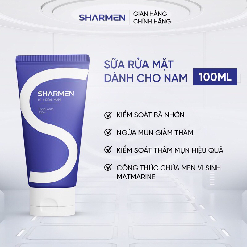 Sharmen chính háng dành cho Nam 100ml | Shopee Việt Nam