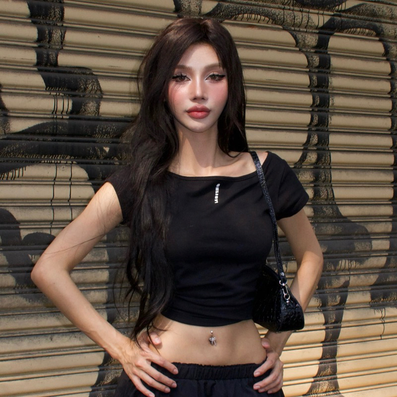 CHLISTY - Áo thun cổ thuyền CHIC CHLISTY TEE vải cotton co giãn 4 chiều 40kg-80kg | Shopee Việt Nam