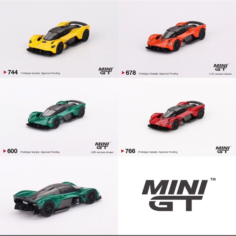 Mini GT #600 Aston Martin Valkyrie Aston Martin Racing Green- xe mô ...