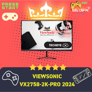 Màn hình ViewSonic VX2758 New edit 2024 27 inch 2K (27''/FastIPS/2K/185Hz/1ms/FreeSync/TechEye ...