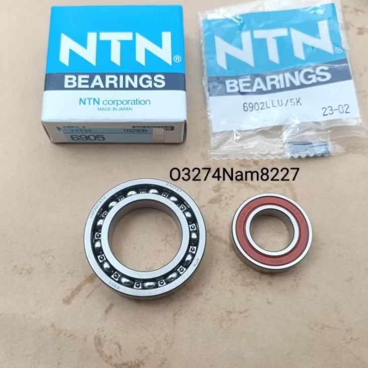 Vòng bi, bạc đạn trục cam DREAM, WAVE, FUTURE... NTN 6905, 6902 | Shopee Việt Nam