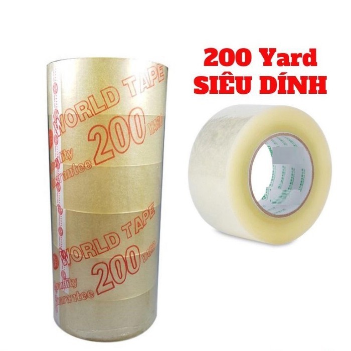 Cây 6 Cuộn Băng Keo Trong 200 Yard Loại 2kg | Shopee Việt Nam