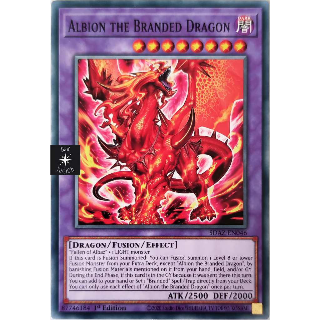 [BaK Yu-Gi-Oh!] [Thẻ Bài Chính Hãng] Albion the Branded Dragon |EN ...