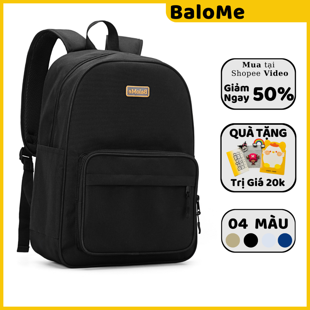 Balo Nam Nữ Thương Hiệu BaloMe Kiểu Dáng Basic Đi Học Đi Chơi Mã BM02 ...