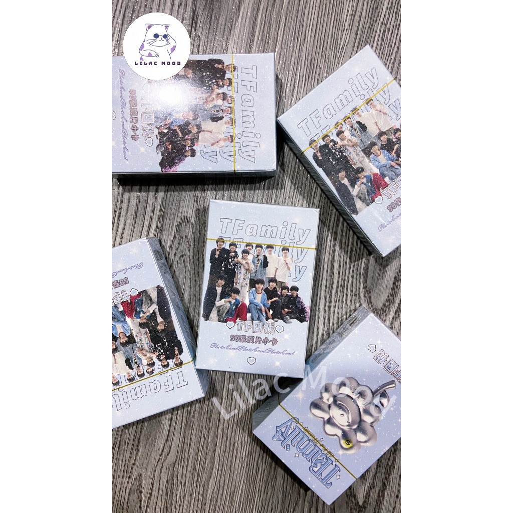 (sẵn-new 2024) TF gia tộc f4 | Hộp thẻ card laser 50 tấm / photo card lomocard card f4 tf F3 hot ...