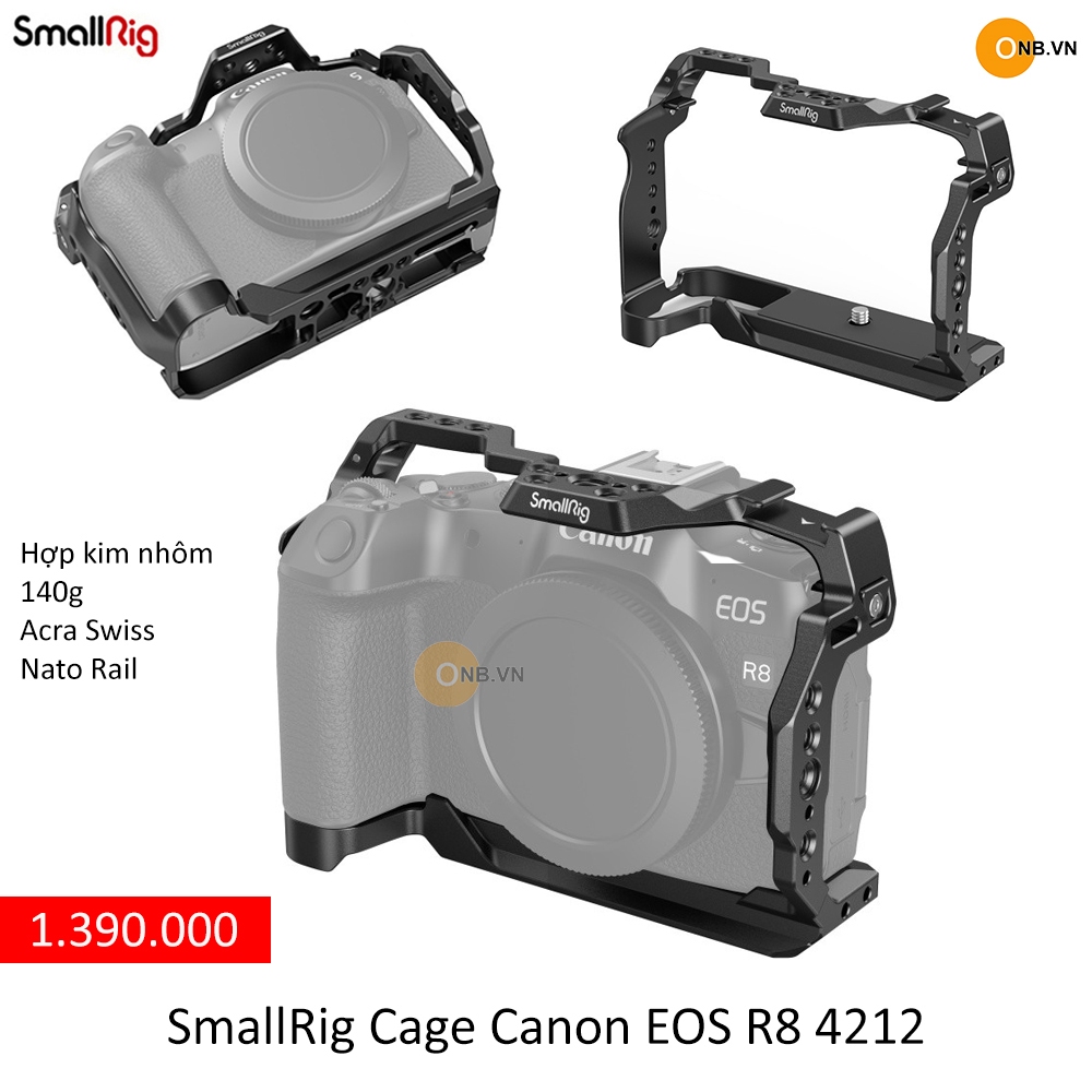 Smal -Rig Cage Khung bảo vệ Canon EOS R8 4212 new 2024 | Shopee Việt Nam