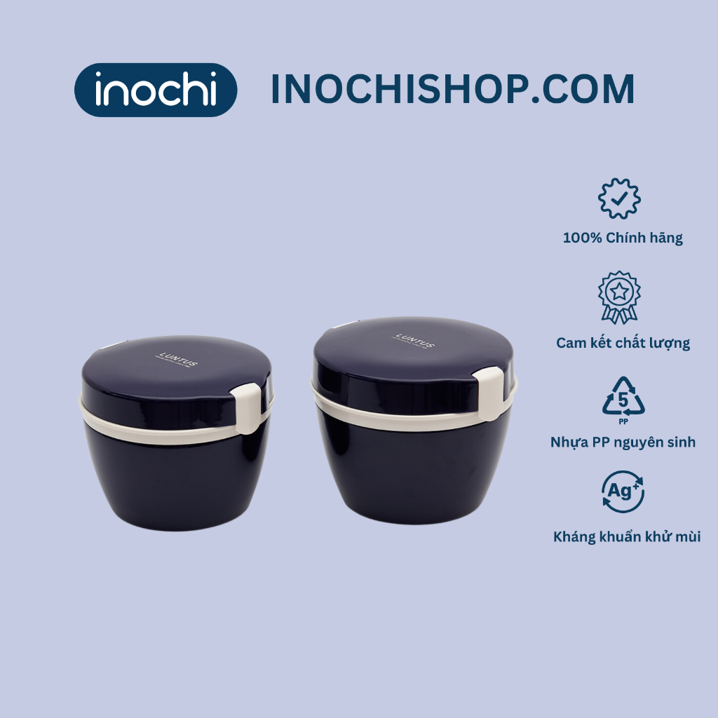Hộp cơm giữ nhiệt 2 tầng Luntus Asvel Nhật Bản (HLB-CD800) Inochi 800ml ...