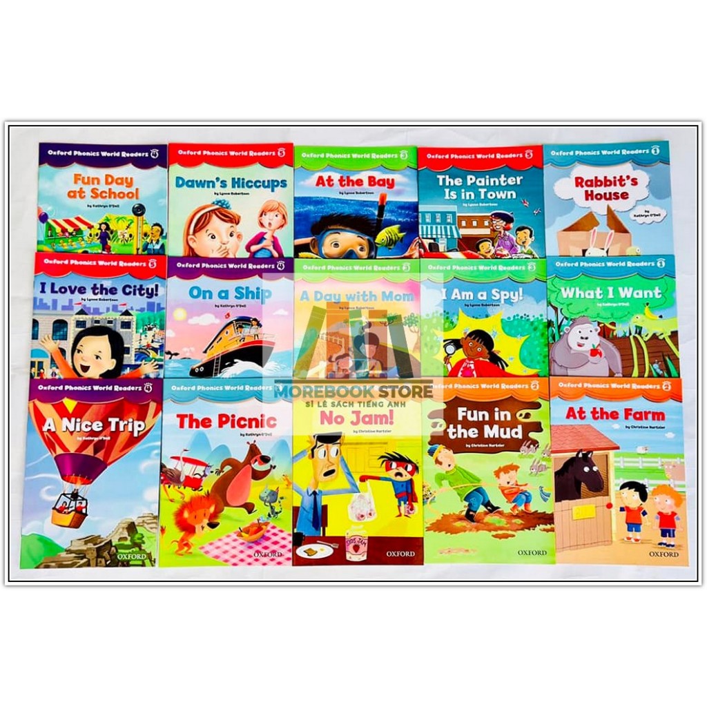 Oxford Phonics World Readers ( trọn bộ 15c ) | Shopee Việt Nam