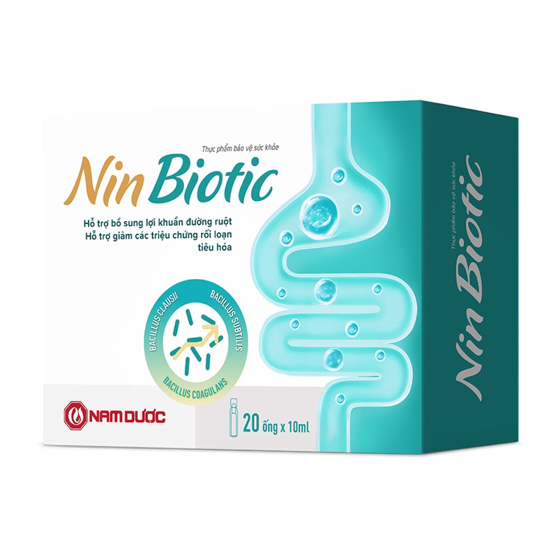 Men vi sinh Nin Biotic hỗ trợ bổ sung lợi khuẩn đường ruột, giảm các ...