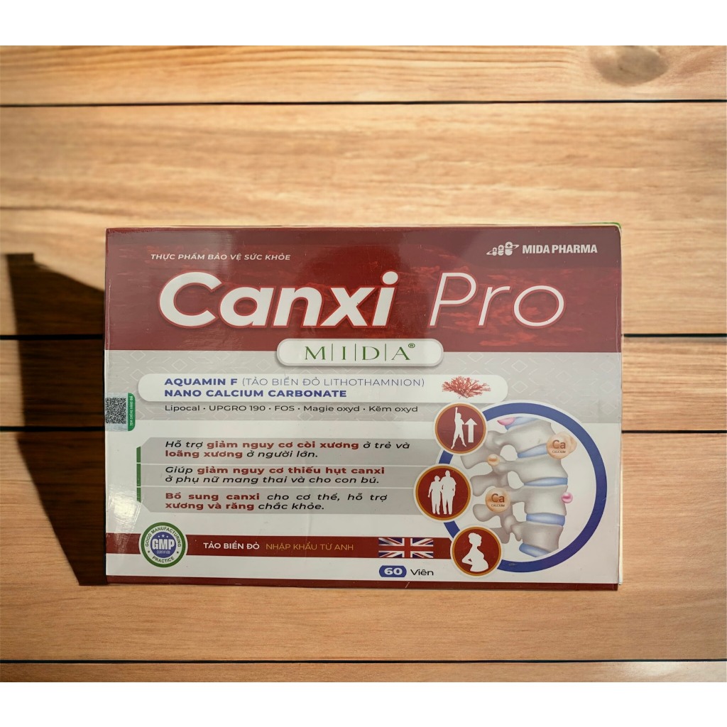 Viên uống CANXI PRO, Bổ sung canxi cho cơ thể, hỗ trợ xương và răng ...