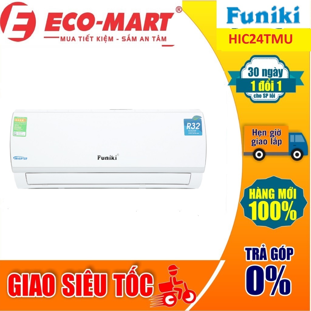 Máy lạnh Funiki Inverter 2.5 HP HIC24TMU Điều hòa Funiki 1 chiều ...