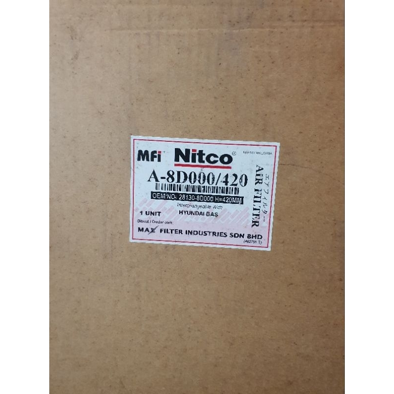 Lọc Gió HD Trago,HD270,HD320,HD700,HD1000 chính hãng Nitco | Shopee ...