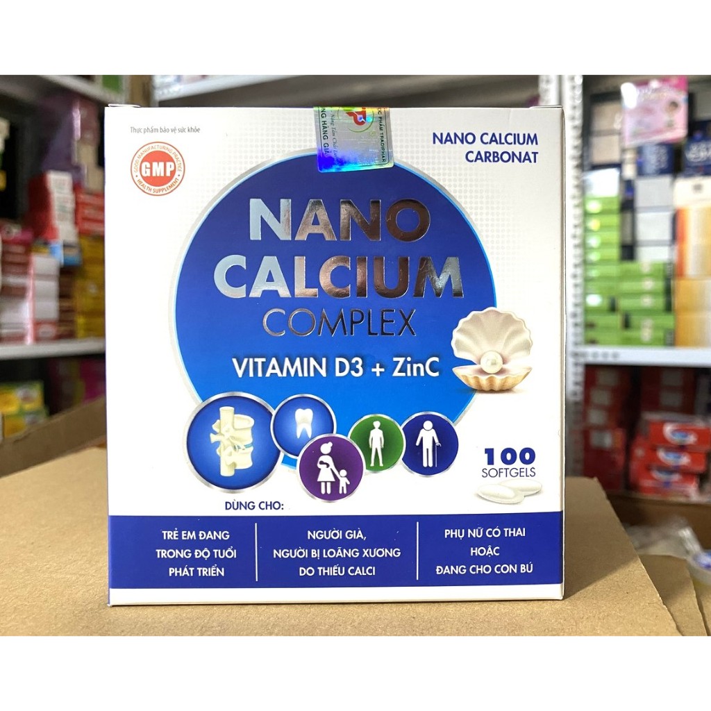 Liquid Nano Calcium Complex D3 zin C bổ sung canxi Chống Còi Xương ...