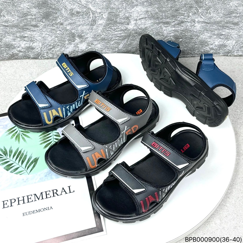 BITIS | Sandal học sinh size 36-40 | Dép quai hậu nam quai bản dán đế ...