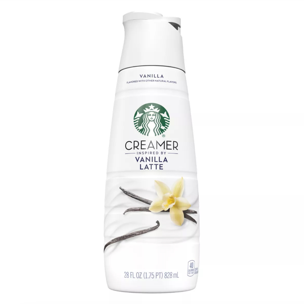 KEM SỮA LỎNG Starbucks Vanilla Latte Coffee Creamer, 828ml (28 oz ...