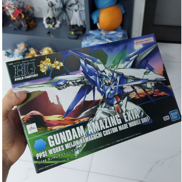 Mô Hình Lắp Ráp HG 1/144 Amazing Exia Gundam Bandai | Shopee Việt Nam