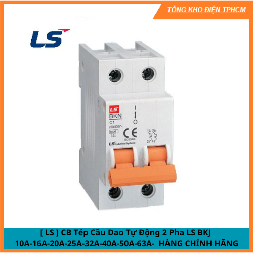 [ LS ] CB Tép Cầu Dao Tự Động 2 Pha LS BKJ 10A-16A-20A-25A-32A-40A-50A ...