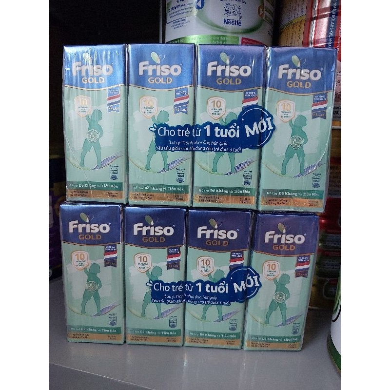 [ HCM ] Combo 12 lốc Sữa bột pha sẵn Friso Gold Vani 180ml - 48 hộp -HSD: 03.2025 | Shopee Việt Nam