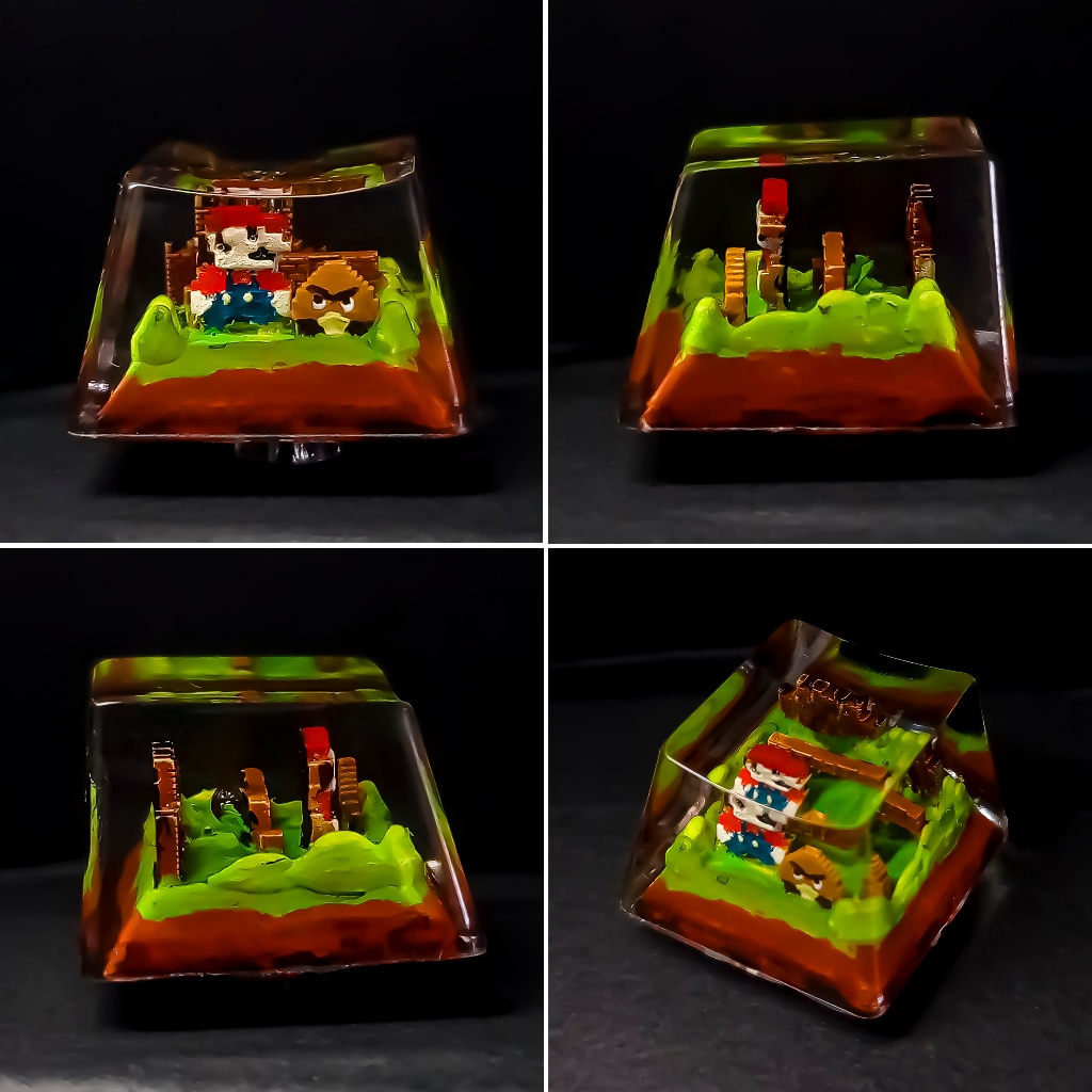 Keycap SA R1 resin mario | Shopee Việt Nam