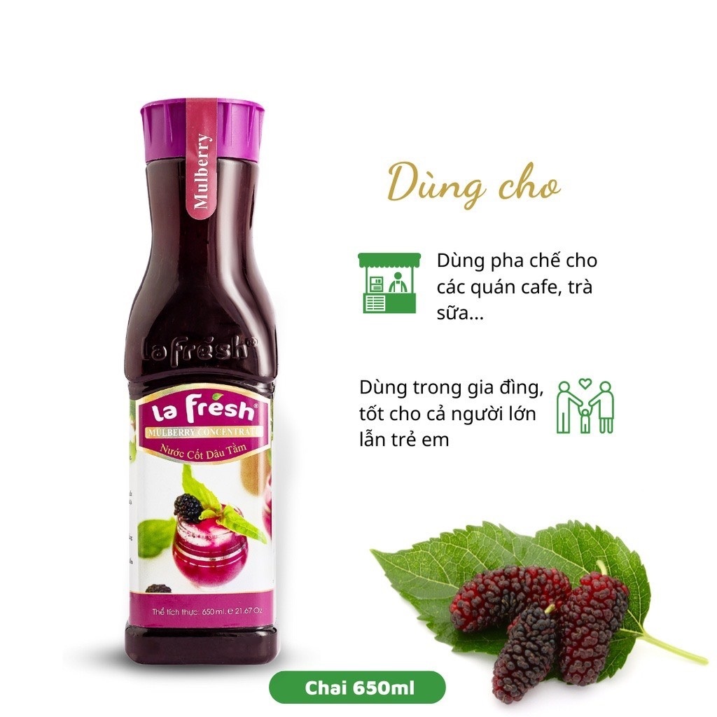 Nước Cốt Dâu Tằm LaFresh 650ml | Shopee Việt Nam
