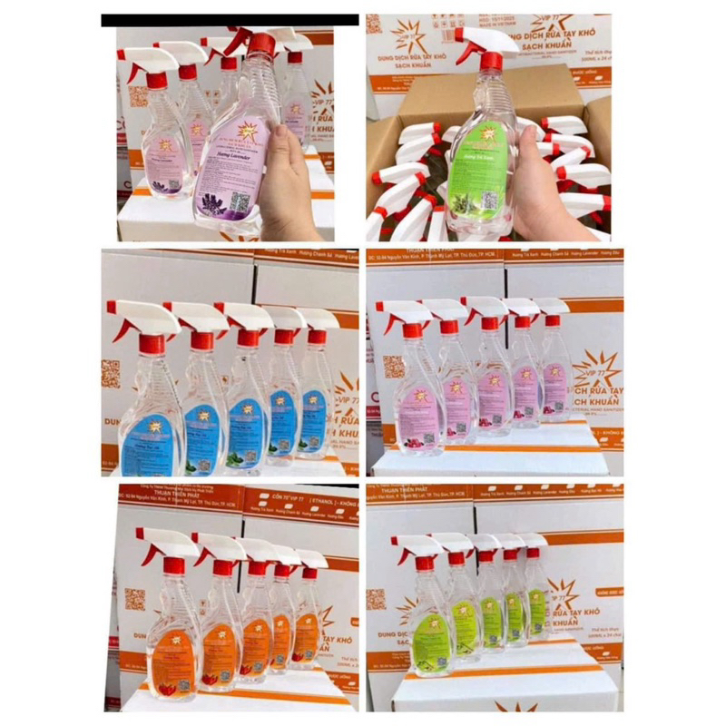 Dung dịch rửa tay kháng khuẩn chai 500ml VIP77 | Shopee Việt Nam