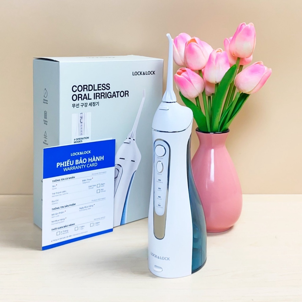 Máy tăm nước không dây LocknLock ENR156BLU 200ml | Shopee Việt Nam