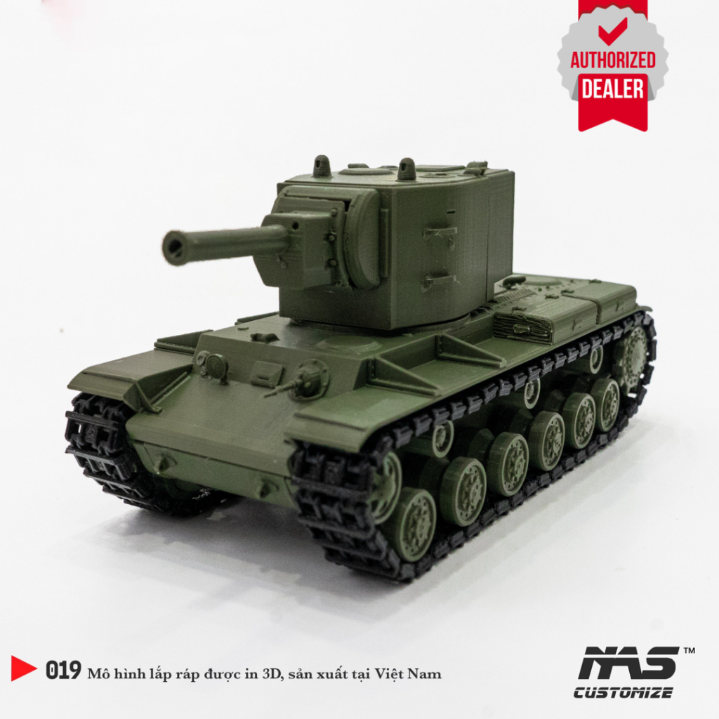 [NAS] Mô hình lắp ráp xe tăng Nga KV2 1/48, xe tăng KV-2, Mô hình quân sự xe tăng Nga KV2 tỉ lệ ...