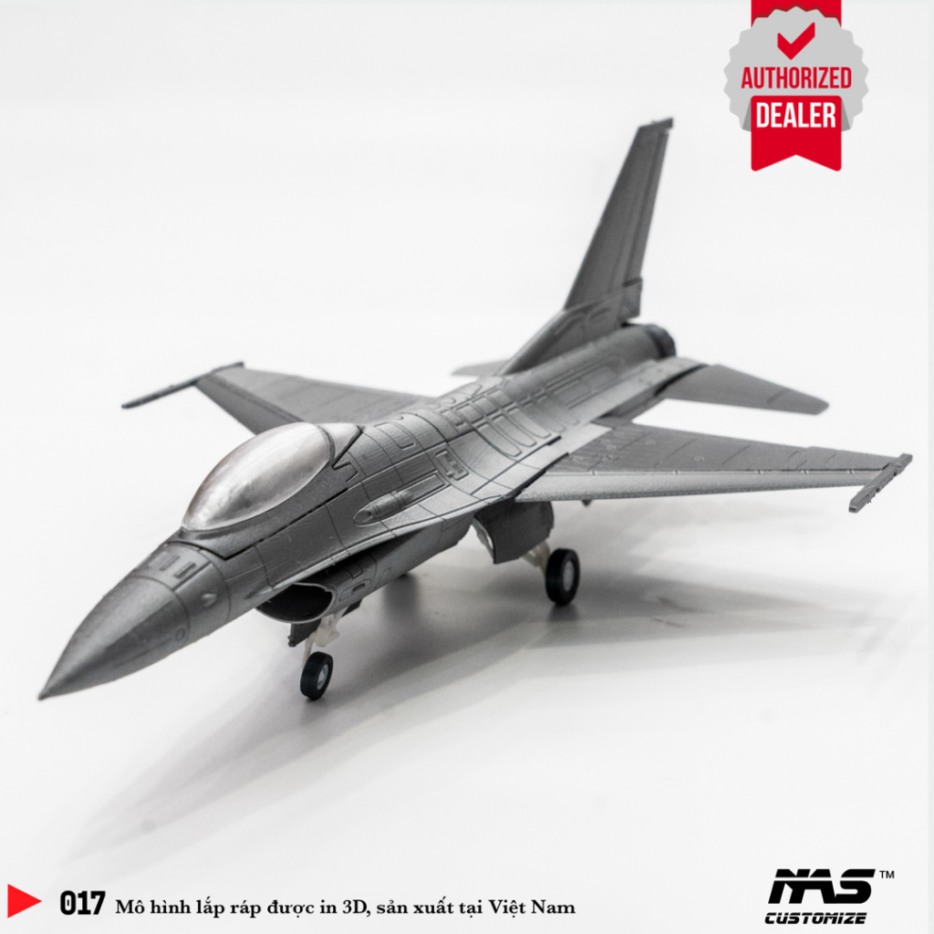 [NAS] Mô hình máy bay tiêm kích F-16 1/72, Mô hình lắp ráp quân sự máy bay phản lực F16 tỉ lệ 1/ ...