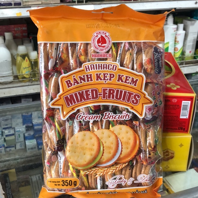 Bánh kẹp kem Hải Hà gói 350g ( 48 cái ) | Shopee Việt Nam
