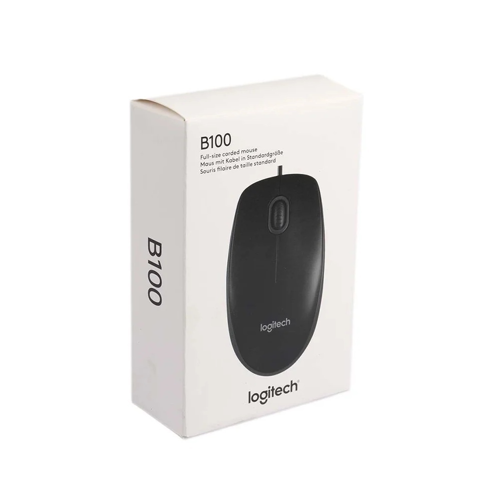Chuột có dây Logitech B100 / M90 - Dây dài 1m8, thiết kế ôm tay, thuận ...