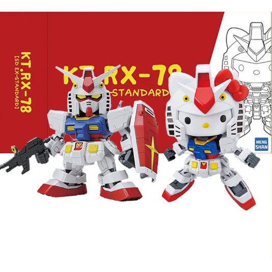Mô Hình Lắp Ráp SD EX Hello Kitty Origin KT RX-78-2 | Shopee Việt Nam