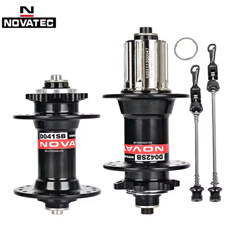 May ơ (Hub) xe đạp Novatec D041SB D042SB hàng chính hãng 4 vòng bi, cối ...